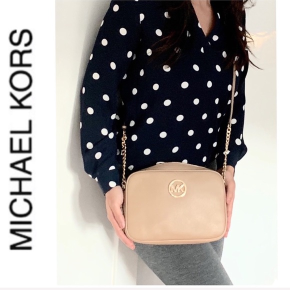Michael Kors | Bags | Nwt Authentic Mk Genuine Pebble Leather Crossbody ...